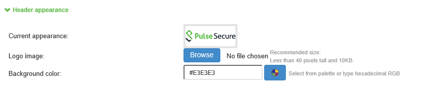 Pulse Secure Connect, custom inWebo Sign-in page with Virtual Authenticator