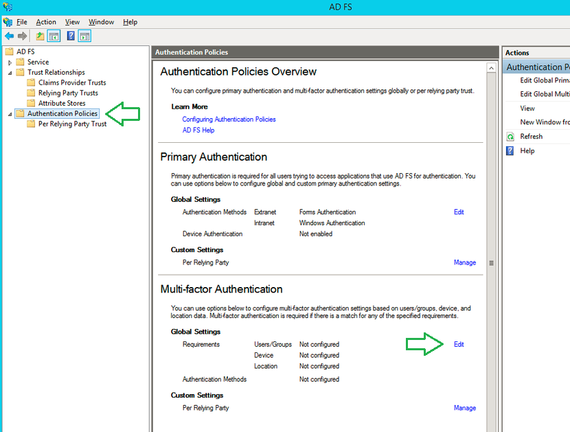 Microsoft ADFS 3.0 and ADFS 4.0