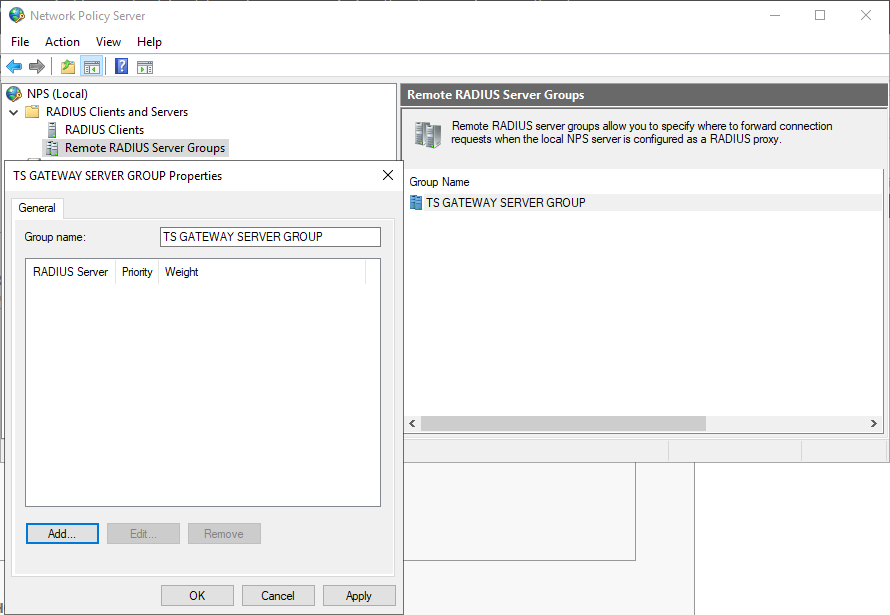 Microsoft Remote Desktop Gateway RADIUS integration