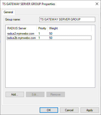 Microsoft Remote Desktop Gateway RADIUS integration
