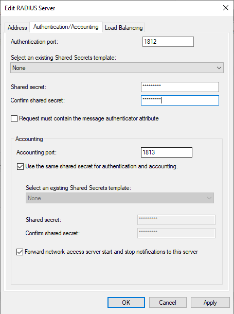 Microsoft Remote Desktop Gateway RADIUS integration