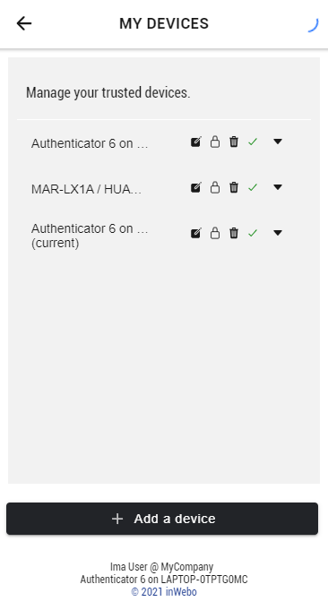 TrustBuilder Authenticator - Version 6 (mobile and desktop apps)