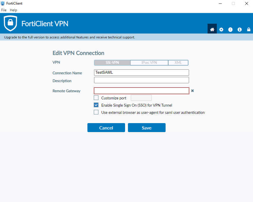 Fortigate - SAML integration