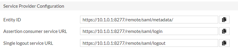 Fortigate - SAML integration