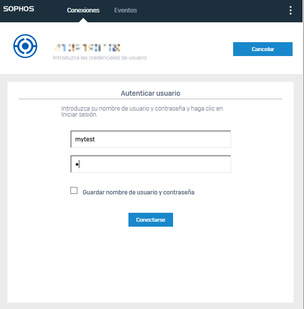 Sophos XG SSL VPN - inWebo RADIUS integration