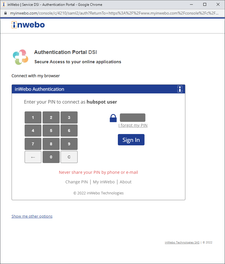 HubSpot SAML integration