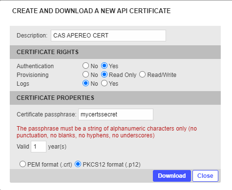 CAS Apereo inWebo integration