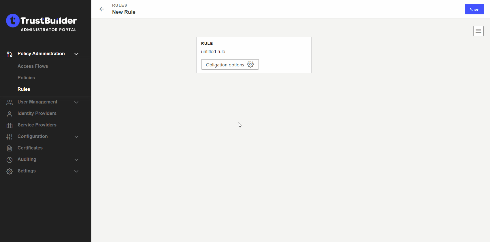 Creating rules and policy