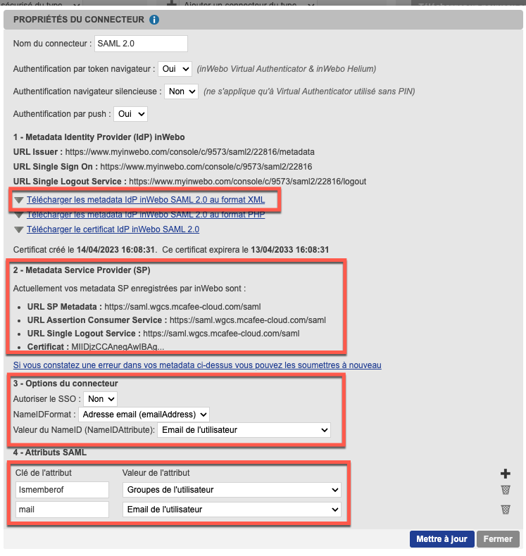 Skyhigh Security - SAML integration