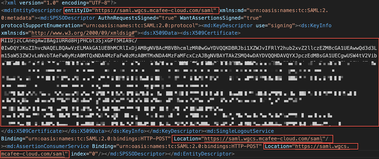 Skyhigh Security - SAML integration
