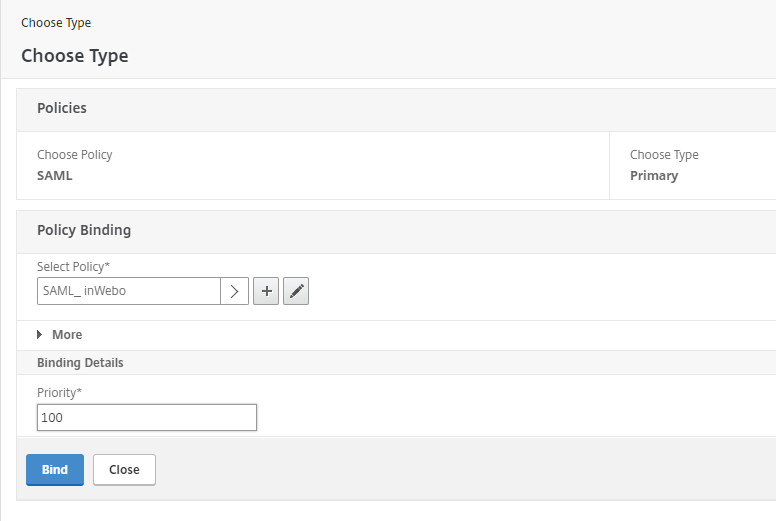 Citrix Netscaler - SAML integration
