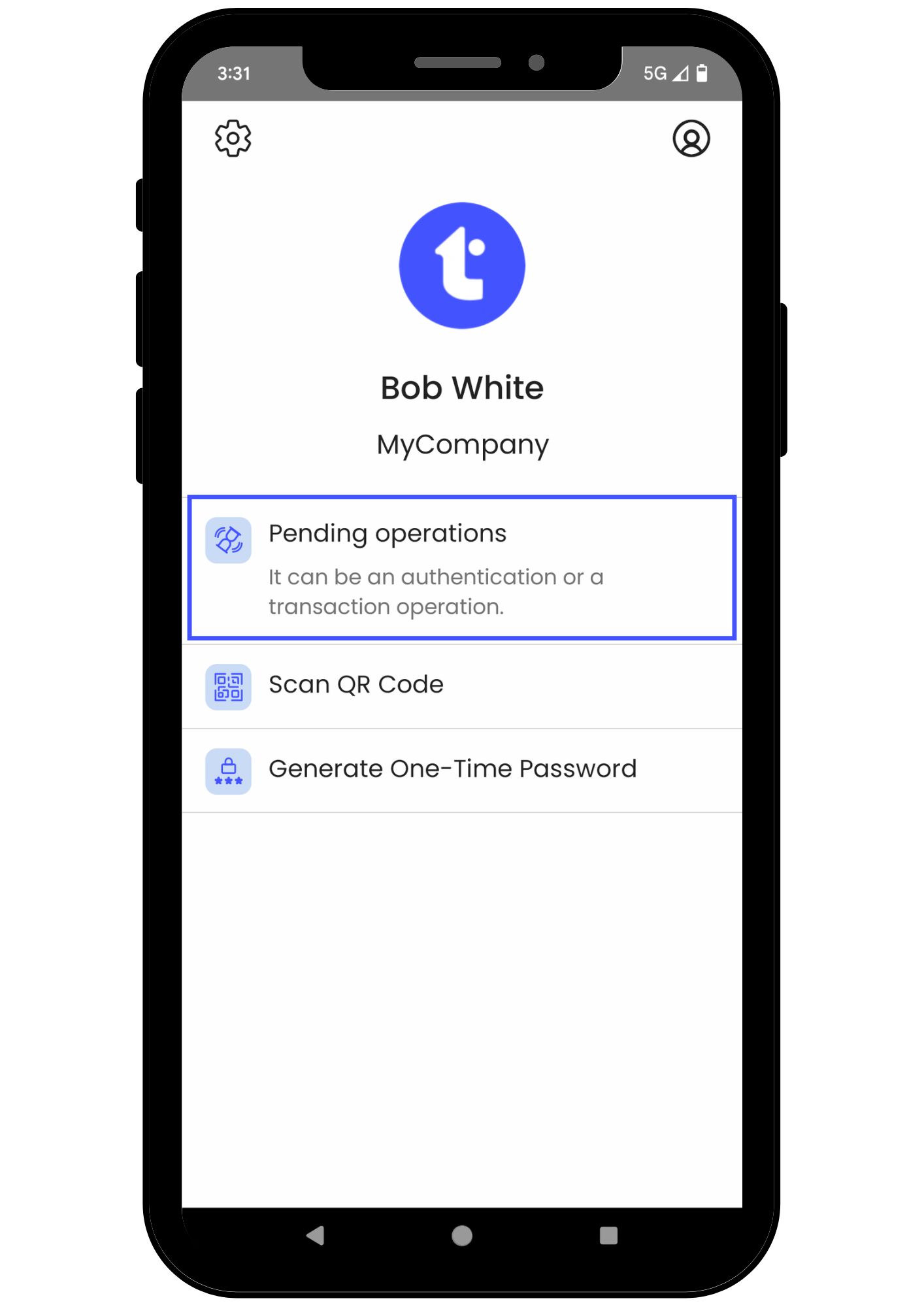 TrustBuilder Authenticator - Mobile app