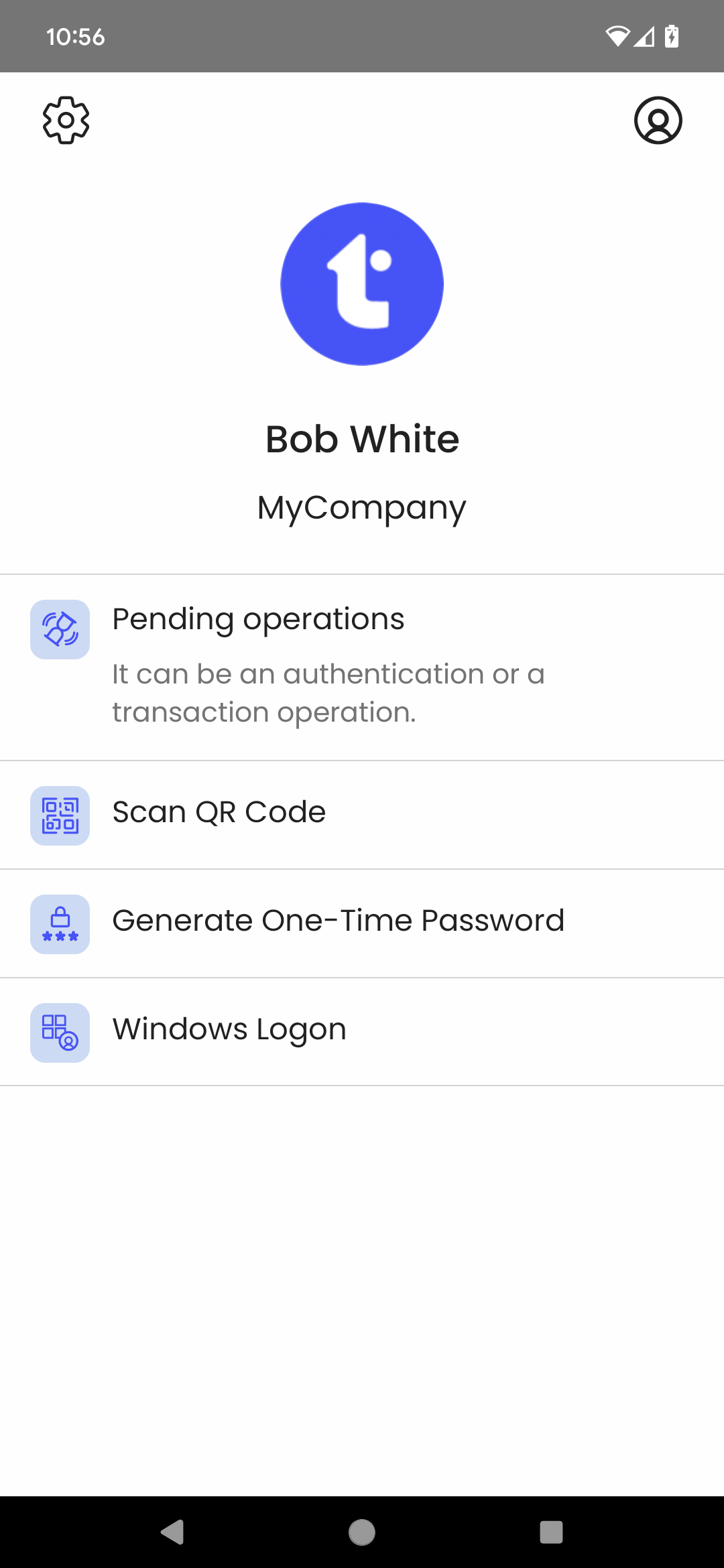 TrustBuilder Authenticator - Mobile app