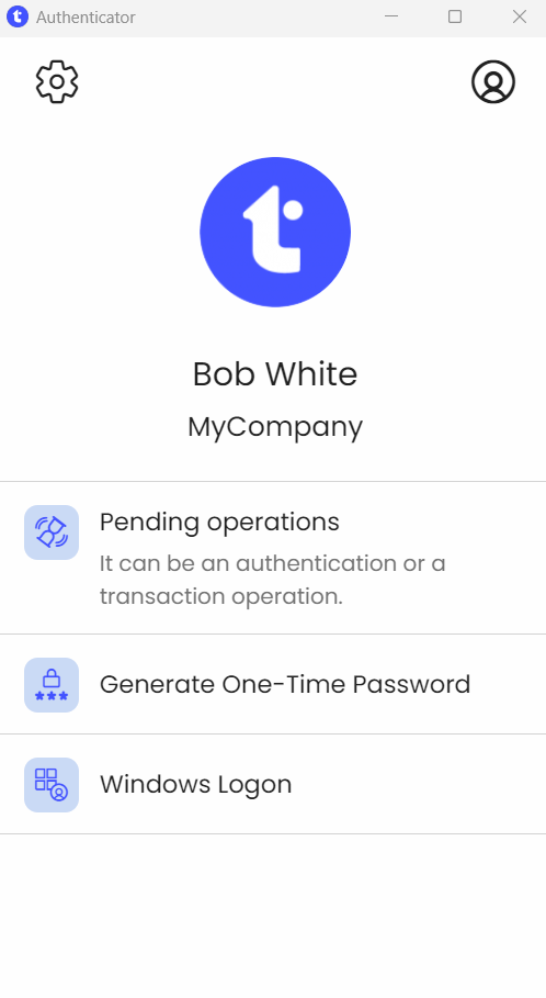 TrustBuilder Authenticator - Desktop app