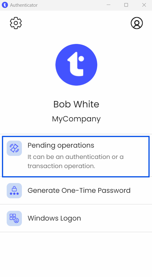TrustBuilder Authenticator - Desktop app